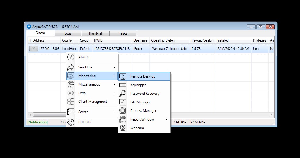 Playing with AsyncRAT - eln0ty